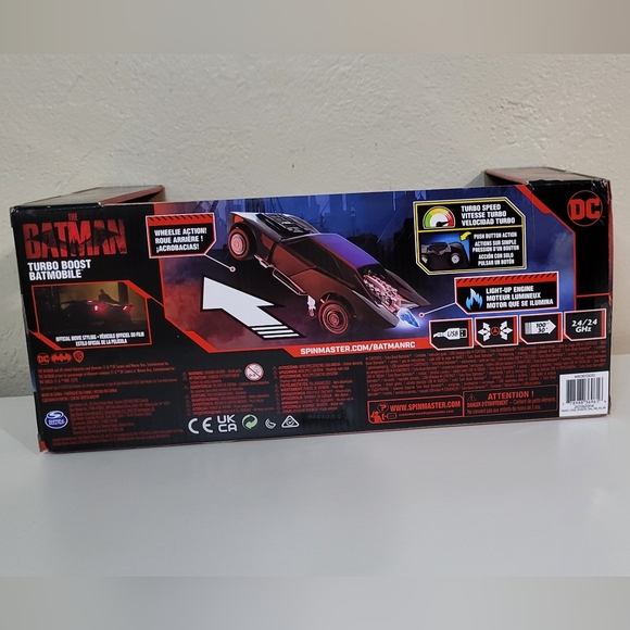 DC Comics | Toys | Dc Comics Nib 222 The Batman Turbo Boost Batmobile ...